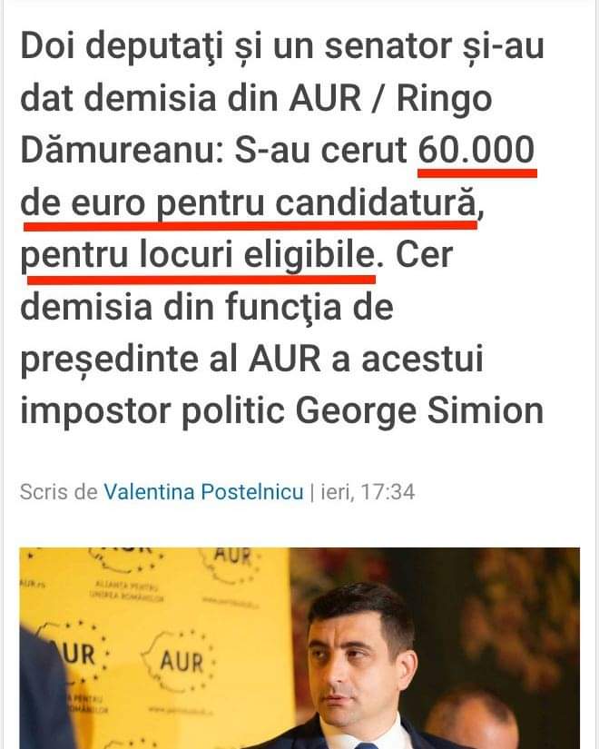 AUR are si el un pret… – Clubul de ras.ro